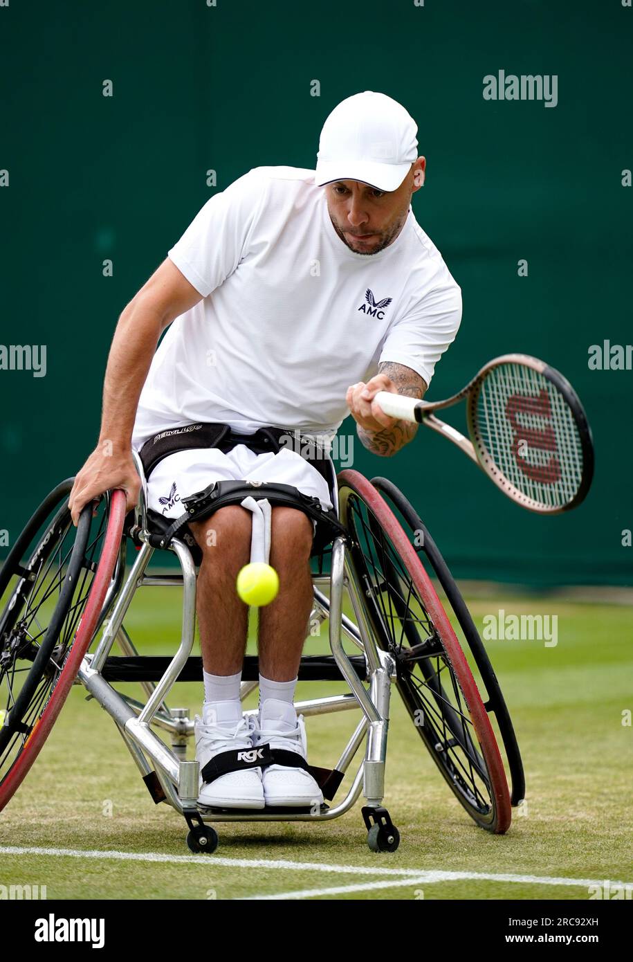 Andy Lapthorne in action with Donald Ramphadi against Sam Schroder and ...