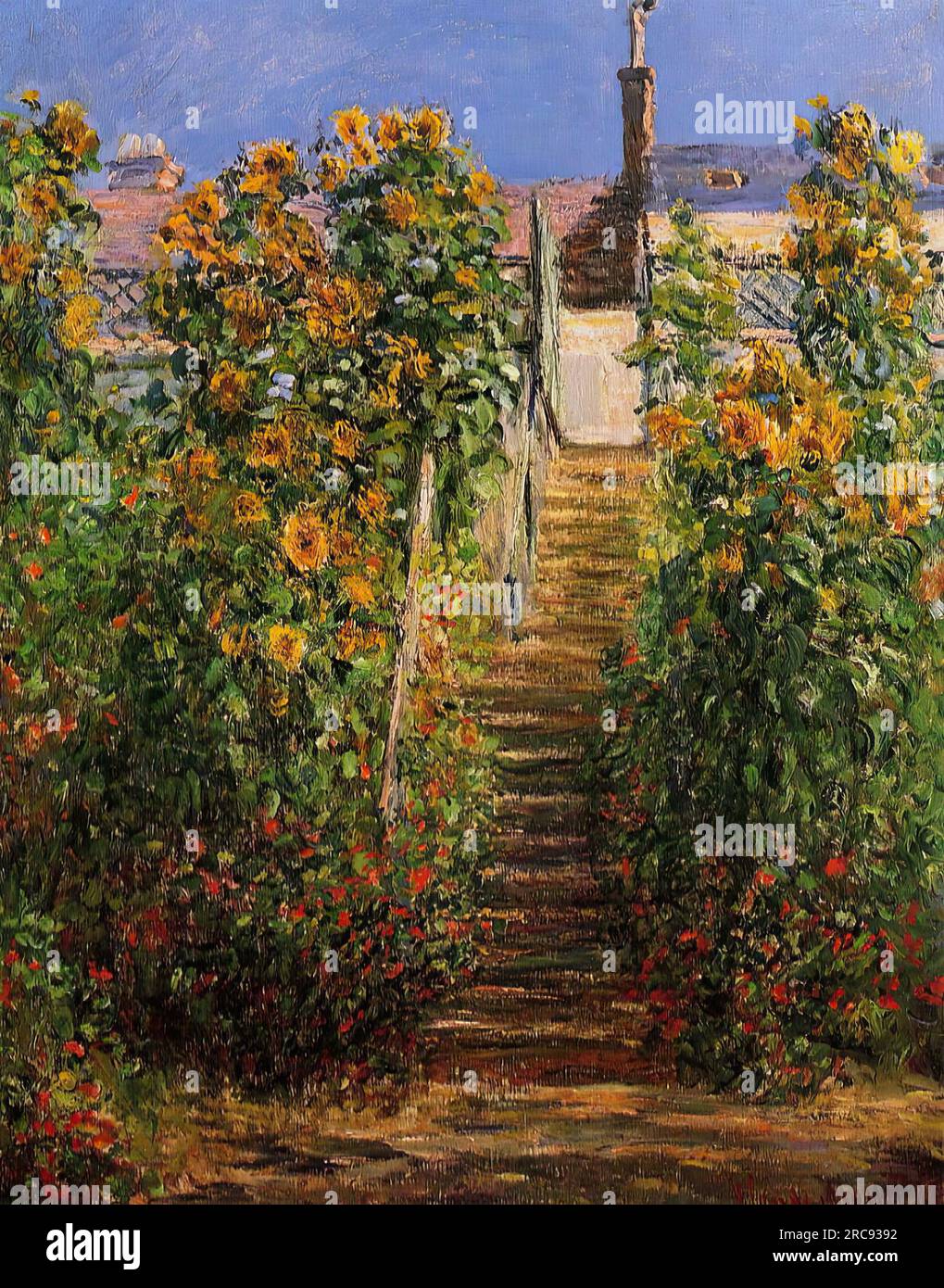 Claude Oscar Monet – The Spring at steps 1881 Stock Photo - Alamy