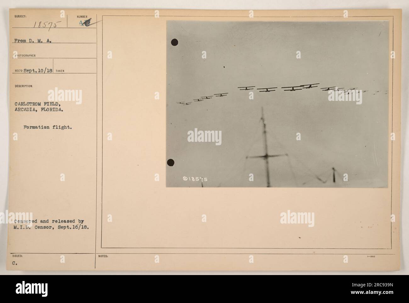 Carlstrom field history hi-res stock photography and images - Alamy