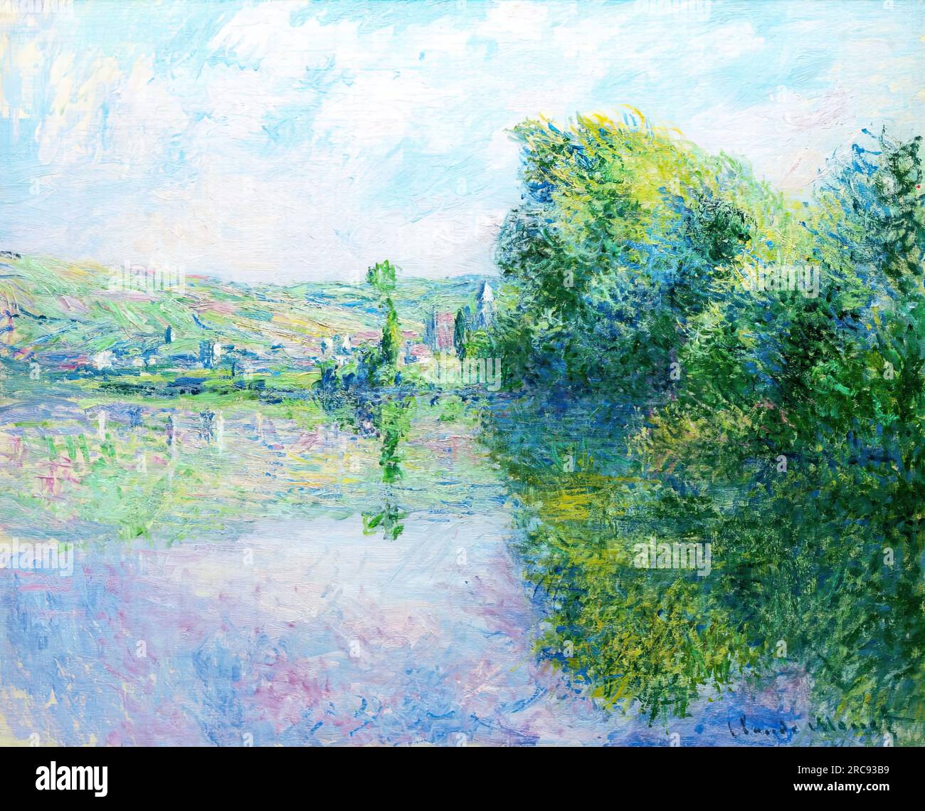 The Small Arm of the Seine at Argenteuil, Monet Stock Photo - Alamy