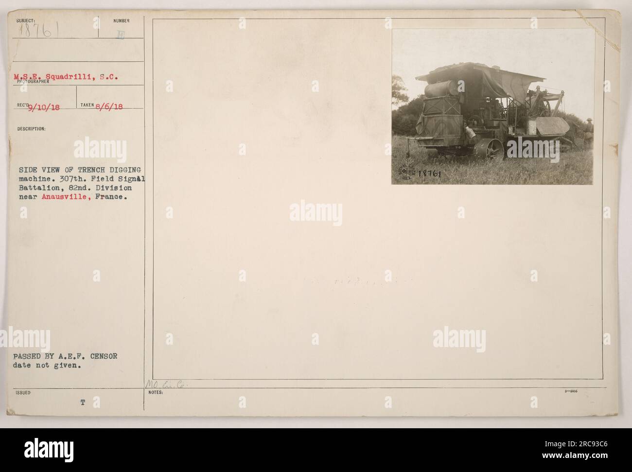 Trench digging mach hi-res stock photography and images - Alamy