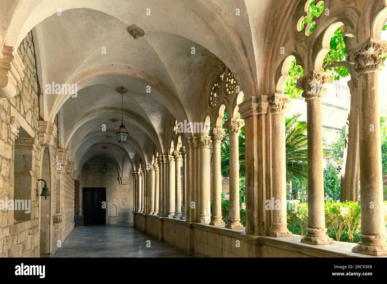 Dubrovnik Dominican Monastery Inner Courtyard, Beautiful Masterpiece of ...
