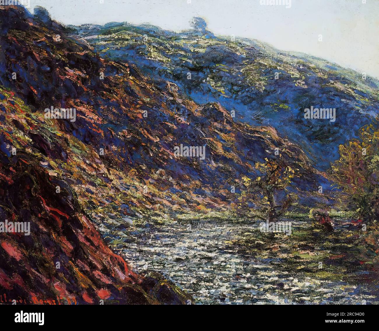 Claude Oscar Monet – The Old Tree, Gorge of the Petite Creuse Stock ...