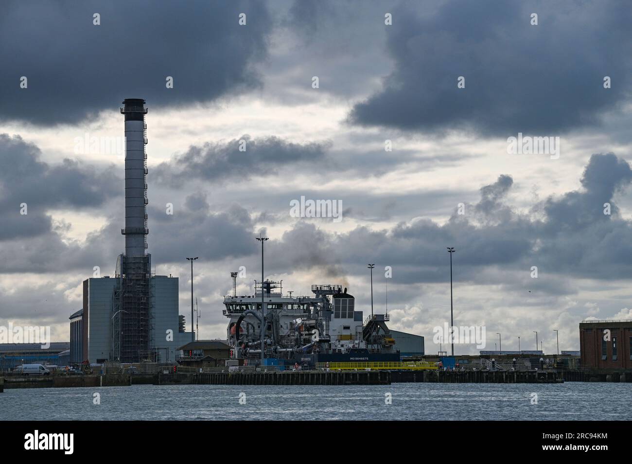 The CEMEX GO INNOVATION a Hopper Dredger built in 2020 docking at ...