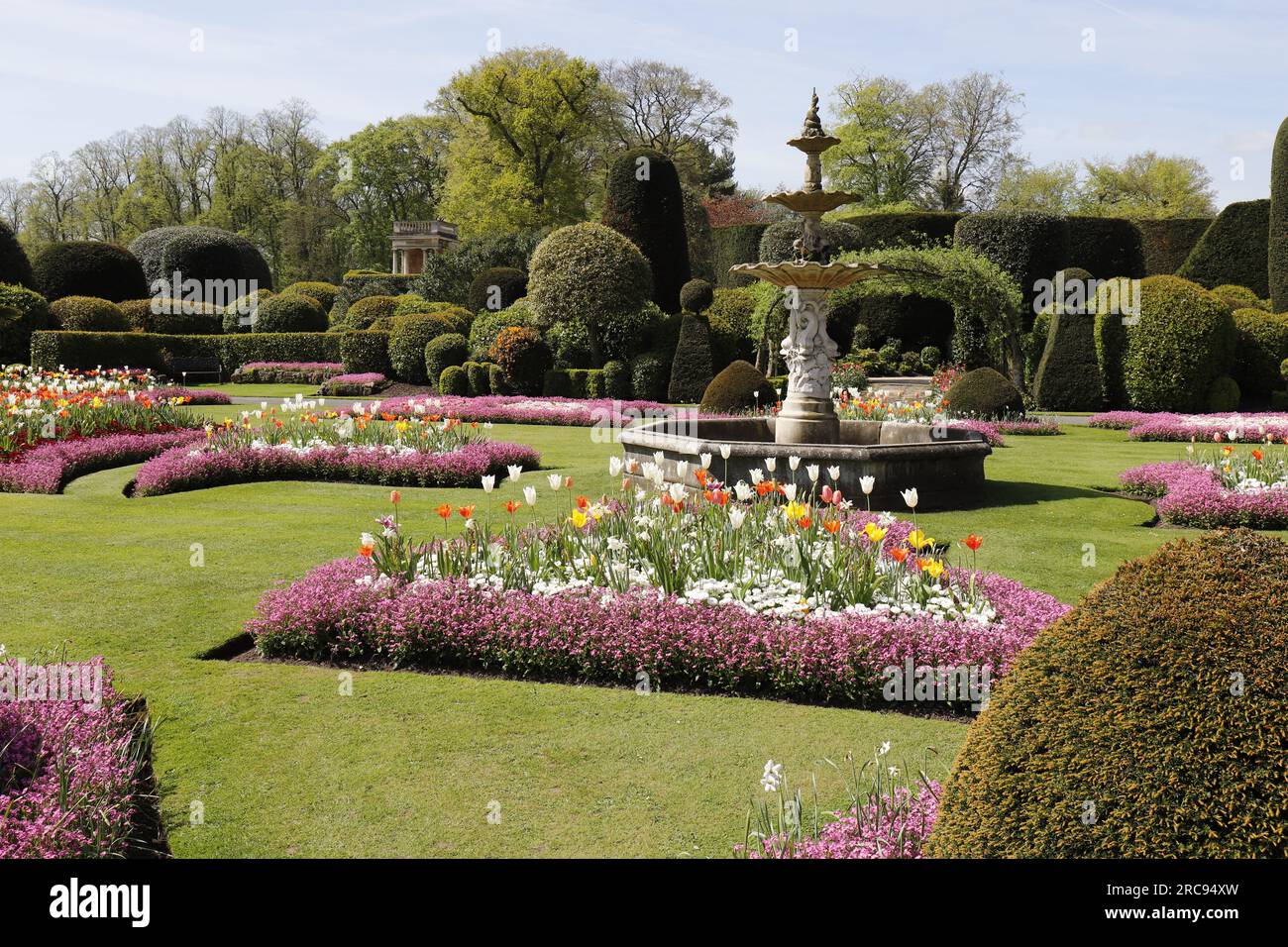 The gardens at Brodsworth Hall, Nr Doncaster, UK Stock Photo - Alamy