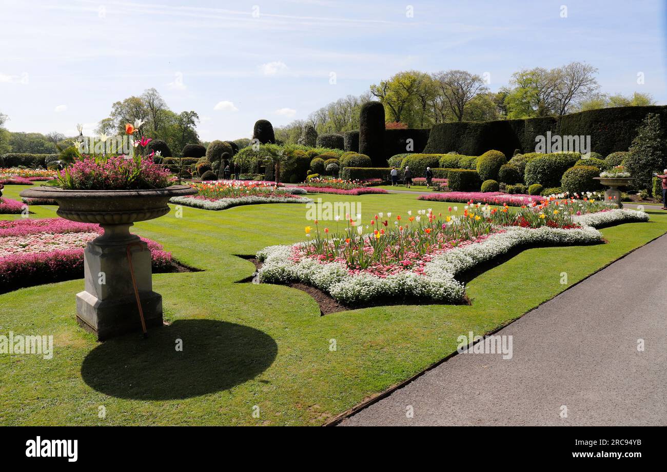 The gardens at Brodsworth Hall, Nr Doncaster, UK Stock Photo - Alamy