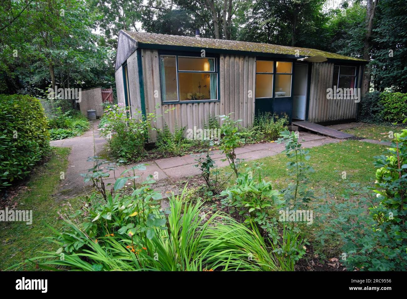 Prefabricated home or Prefab at the Avoncroft Museum of Historic ...
