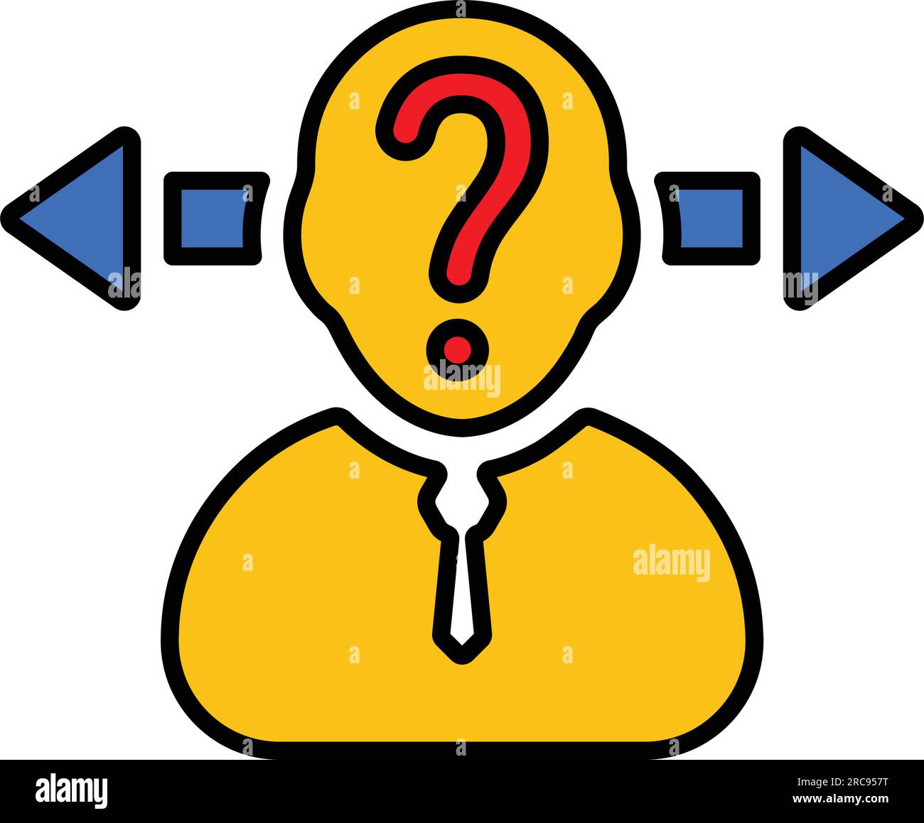 Decision Making Confusion icon. Gorgeous design suitable for web, print ...