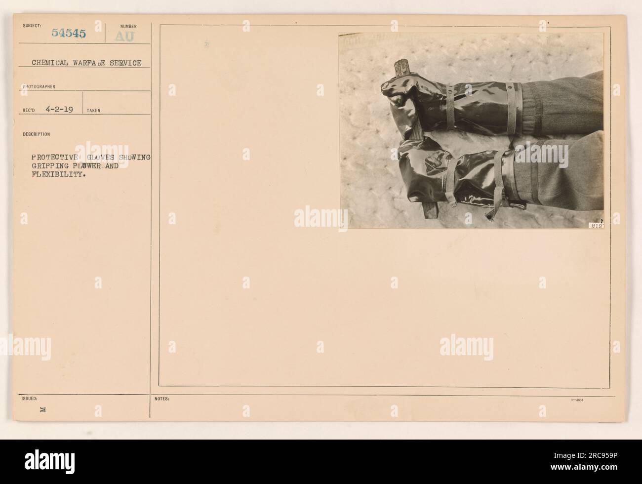 Soldiers during World War One demonstrating the functionality of ...