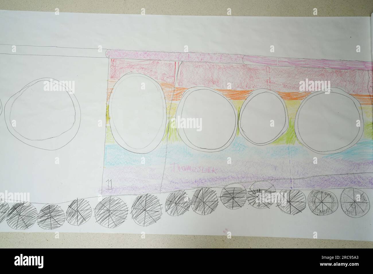 A drawing by Harvey Price, and ten of his friends from the residential ...