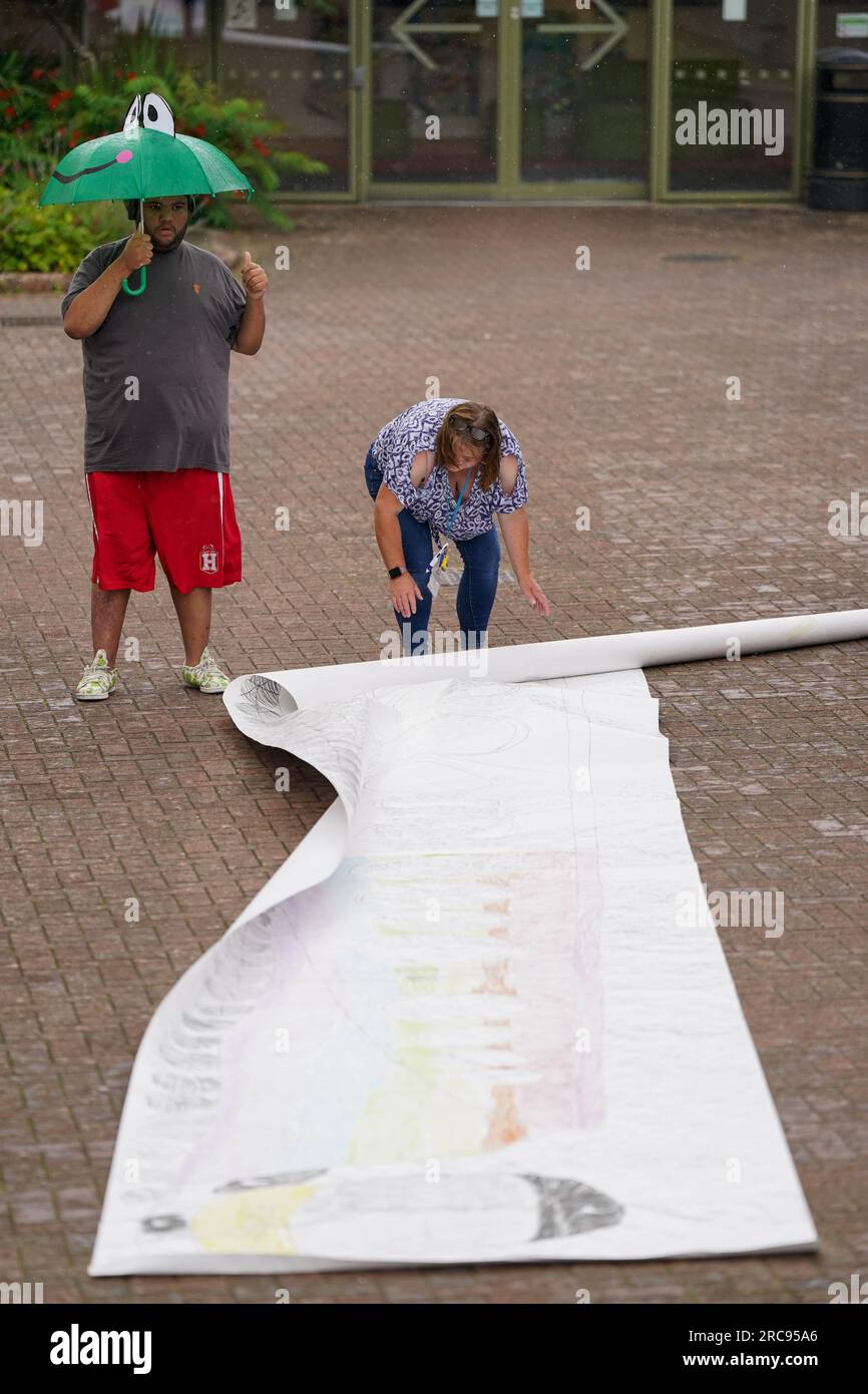 A drawing by Harvey Price, and ten of his friends from the residential ...