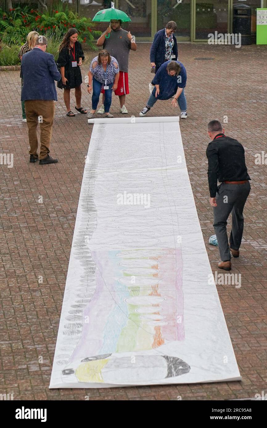 A drawing by Harvey Price, and ten of his friends from the residential ...