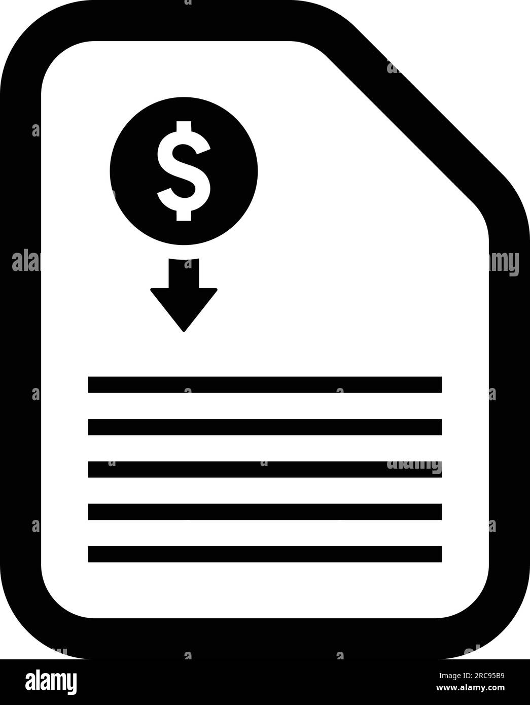 Cost Statement icon. Gorgeous design suitable for web, print media ...