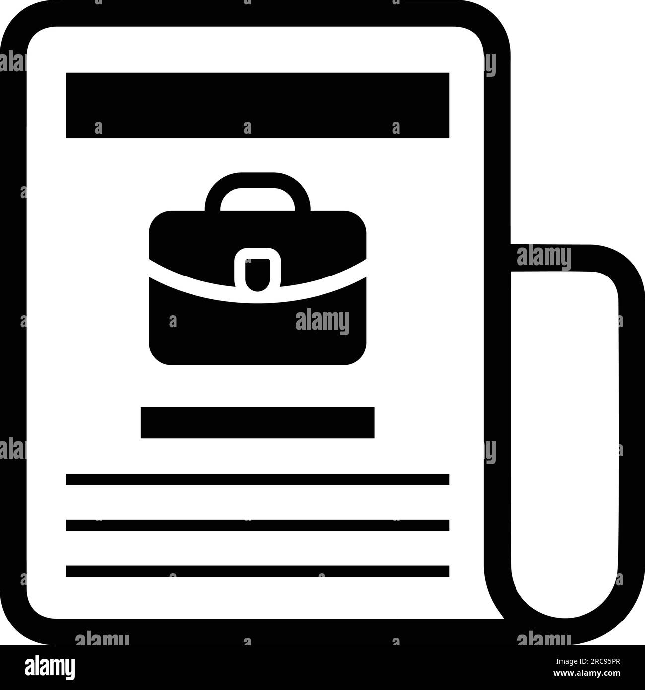 Newspaper job advertisement Stock Vector Images - Alamy