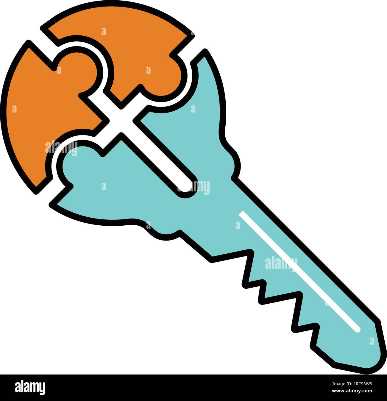 Key Solution icon. Stunning design suitable for web, print media ...