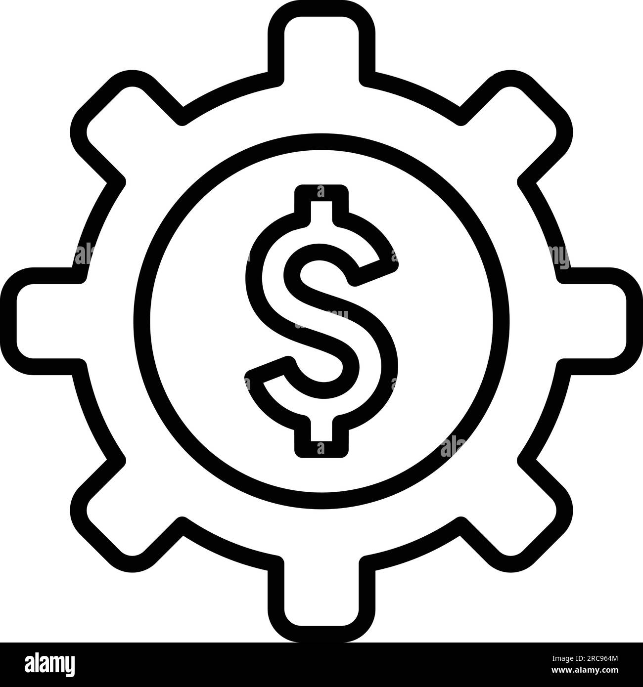 financial setting Icon. Commercial use, printed files and presentations, Promotional Materials ...