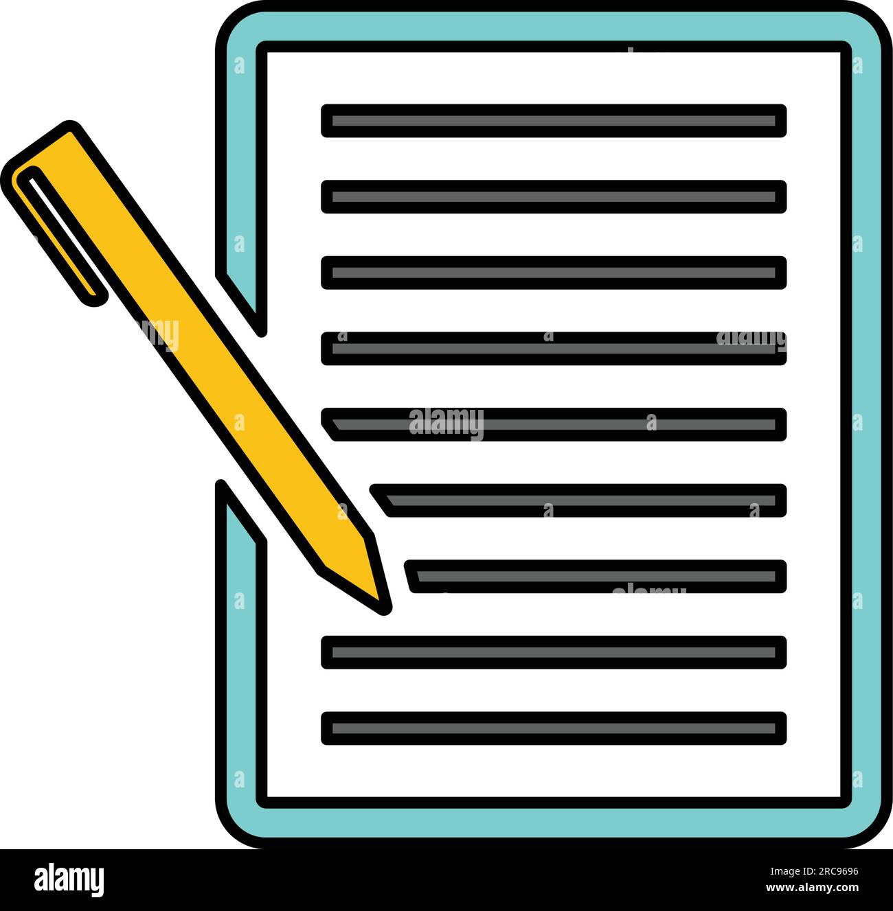 Writing icon. Commercial use, printed files and presentations ...