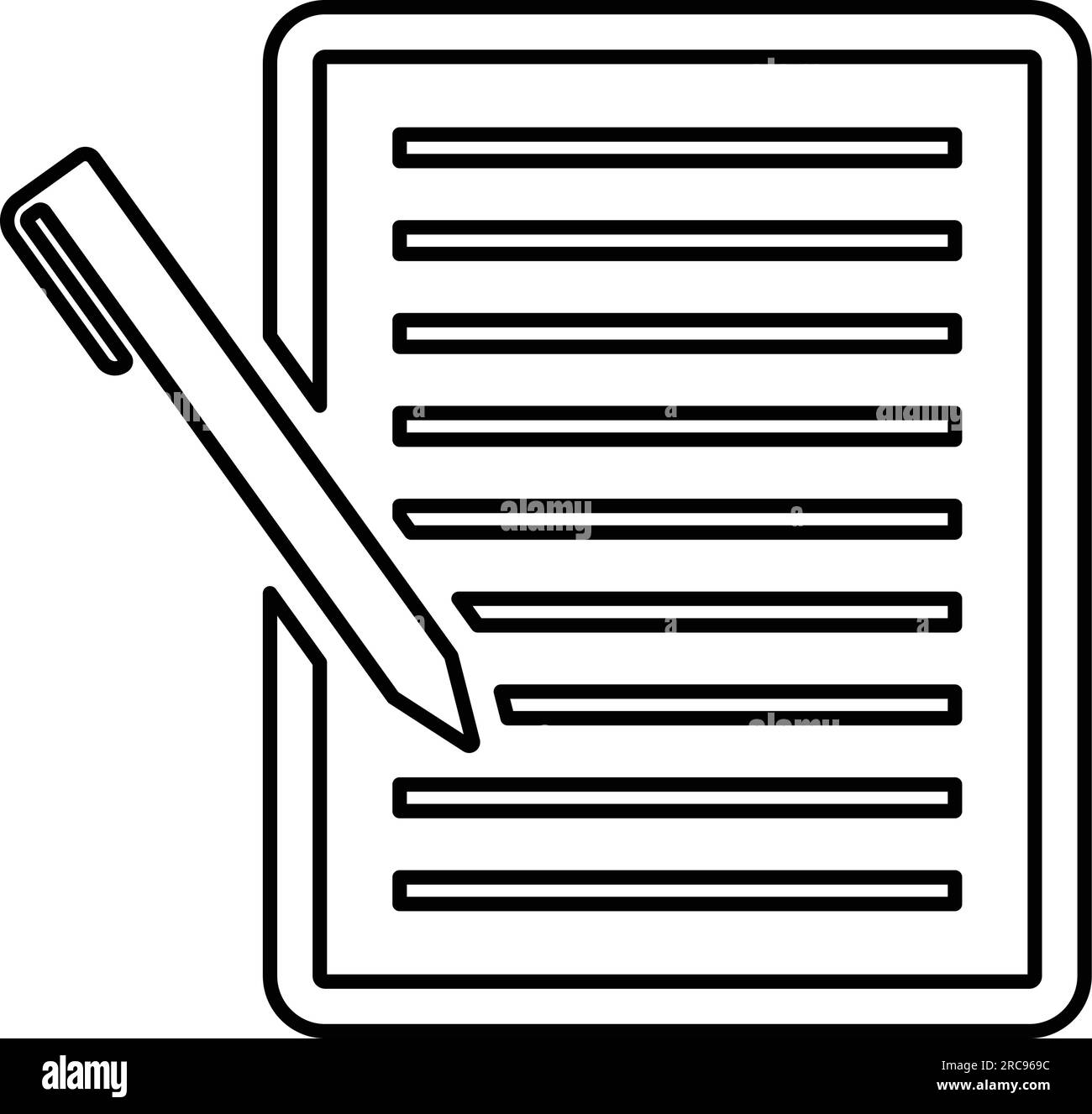 Writing icon. Commercial use, printed files and presentations ...