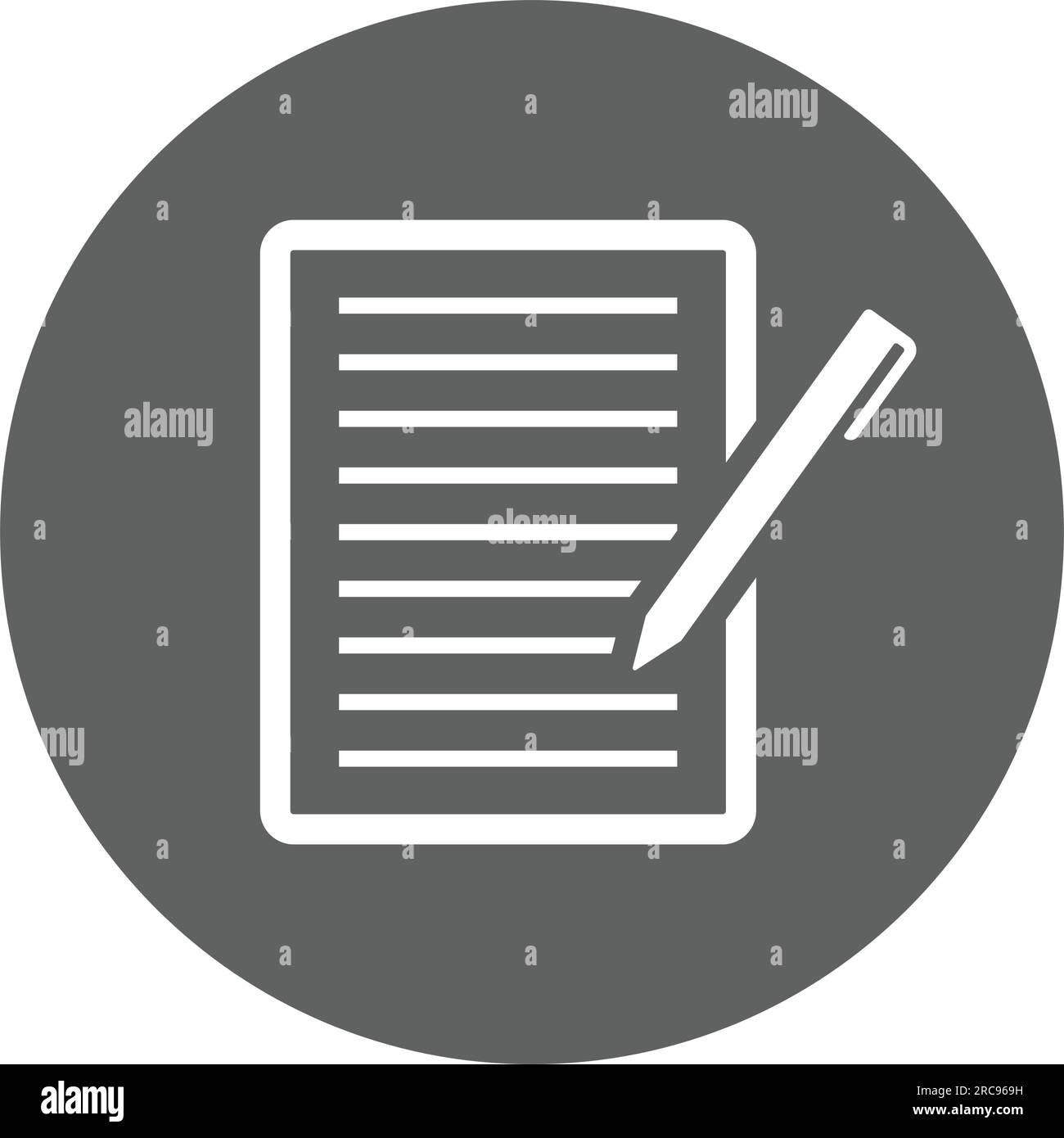 Writing icon. Commercial use, printed files and presentations ...