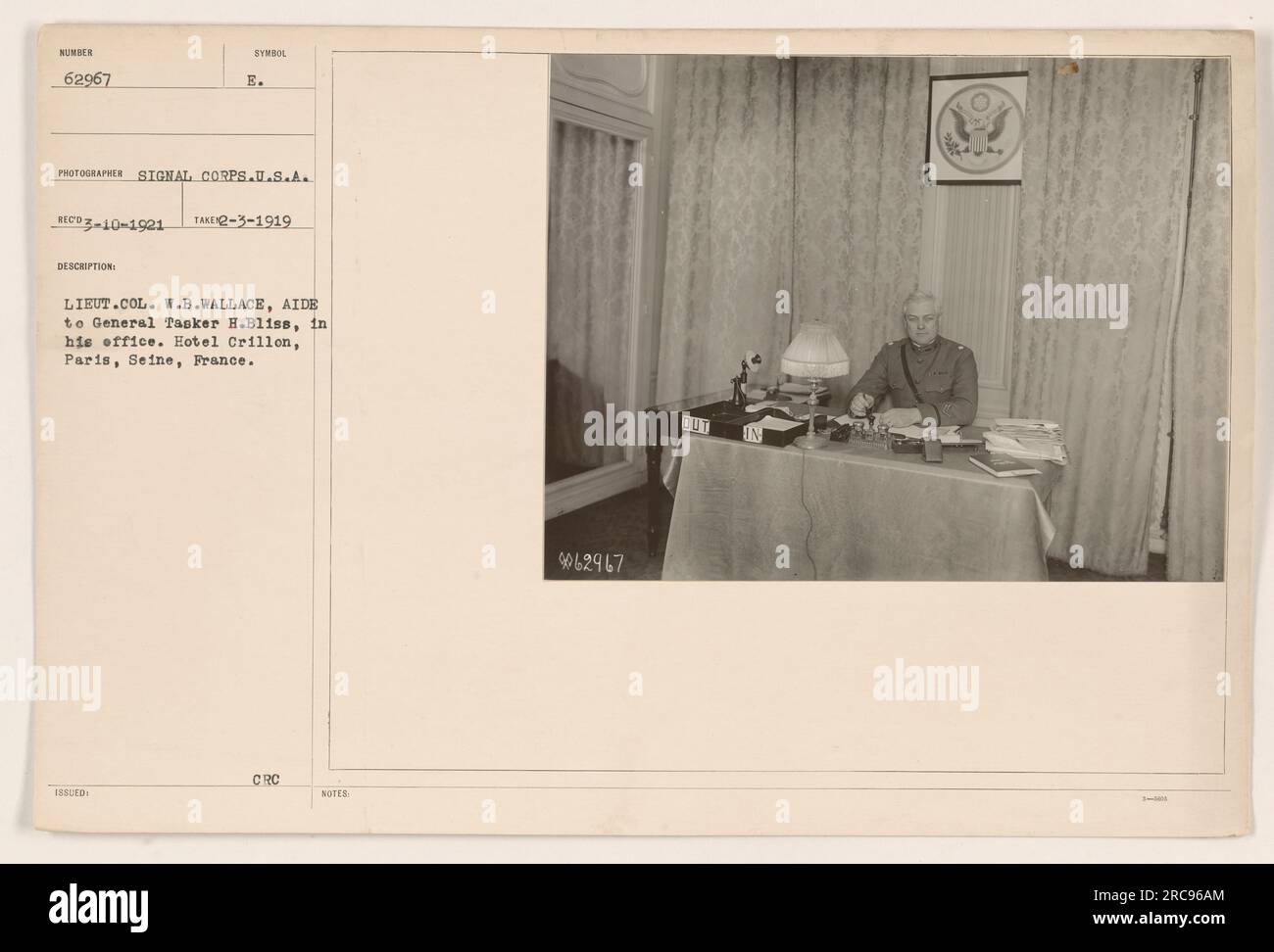 Colonel w b wallace hi-res stock photography and images - Alamy