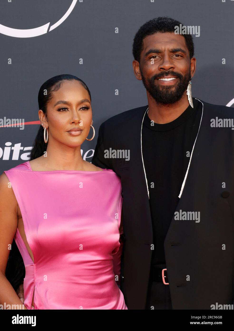 Hollywood, Ca. 12th July, 2023. Marlene Wilkerson, Kyrie Irving at the ...