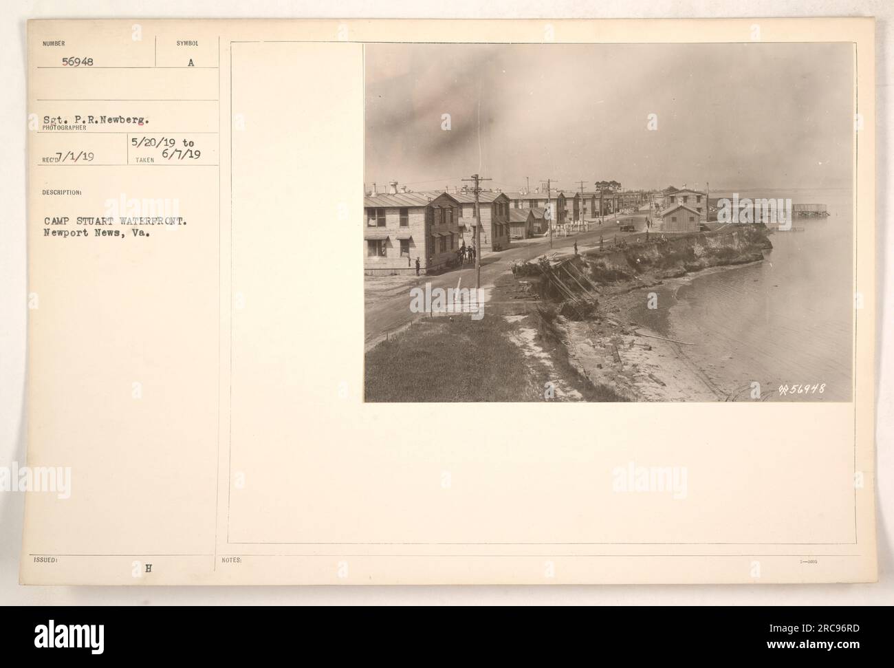 Soldiers at Camp Stuart Waterfront in Newport News, Virginia. This ...