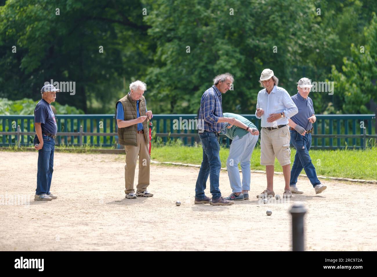 Bonn, Germany - May 22, 2023 : View of a group of people playing ...