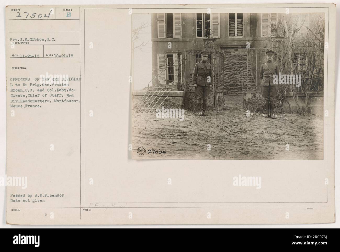 Brig gen preston brown hi-res stock photography and images - Alamy