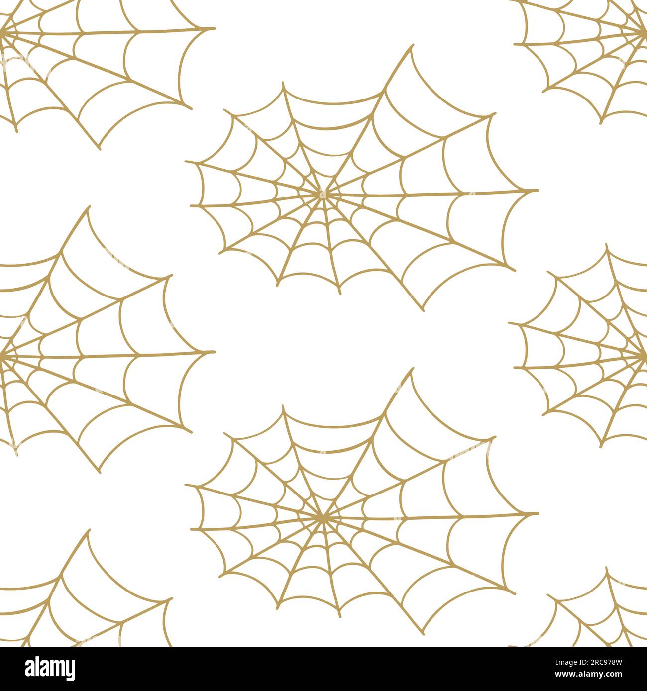 Spider Web Halloween Trap. Cobweb Seamless Pattern Stock Vector Image & Art - Alamy