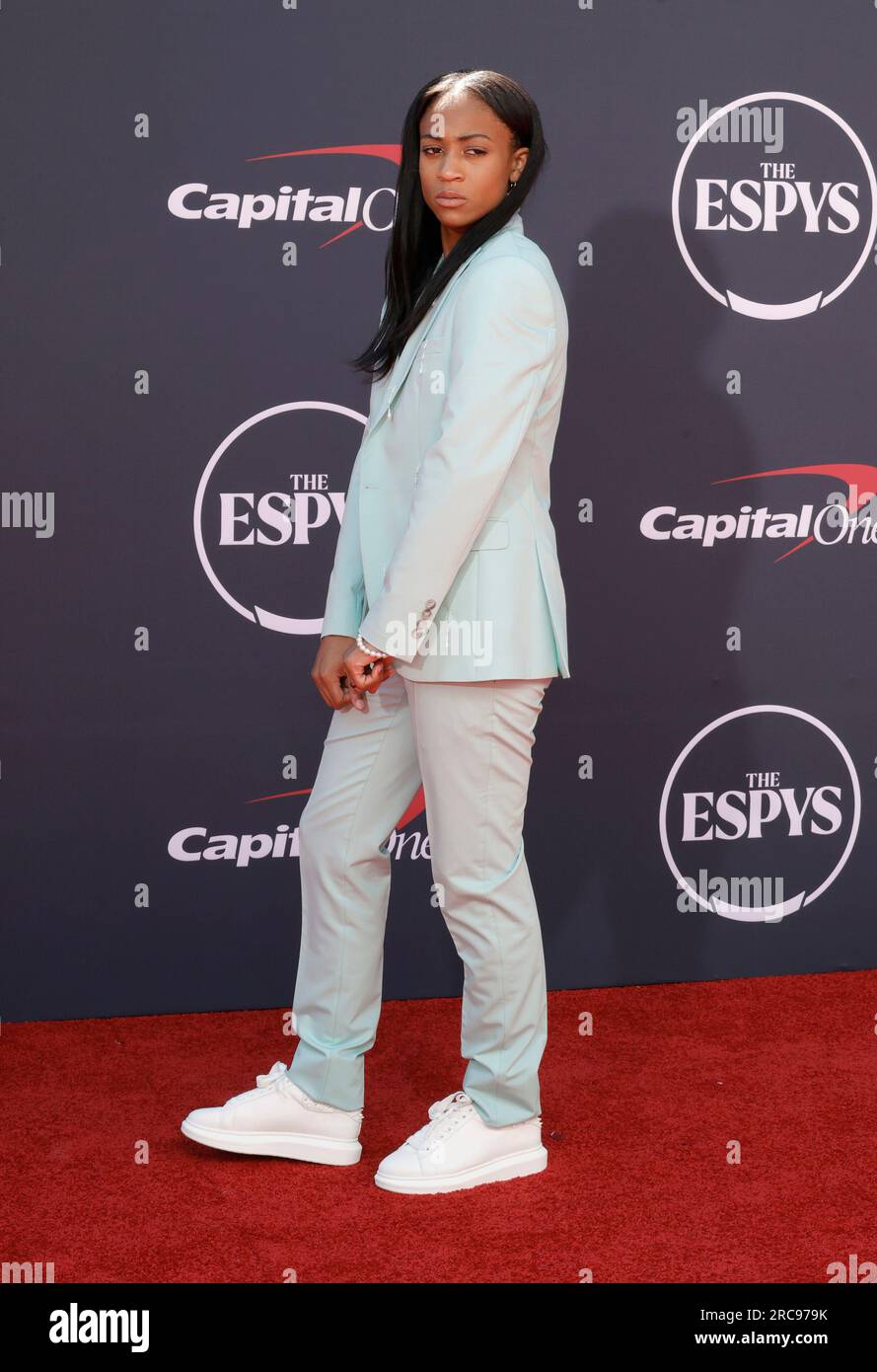 Hollywood, Ca. 12th July, 2023. Alexis Morris at the 2023 ESPYS at the ...