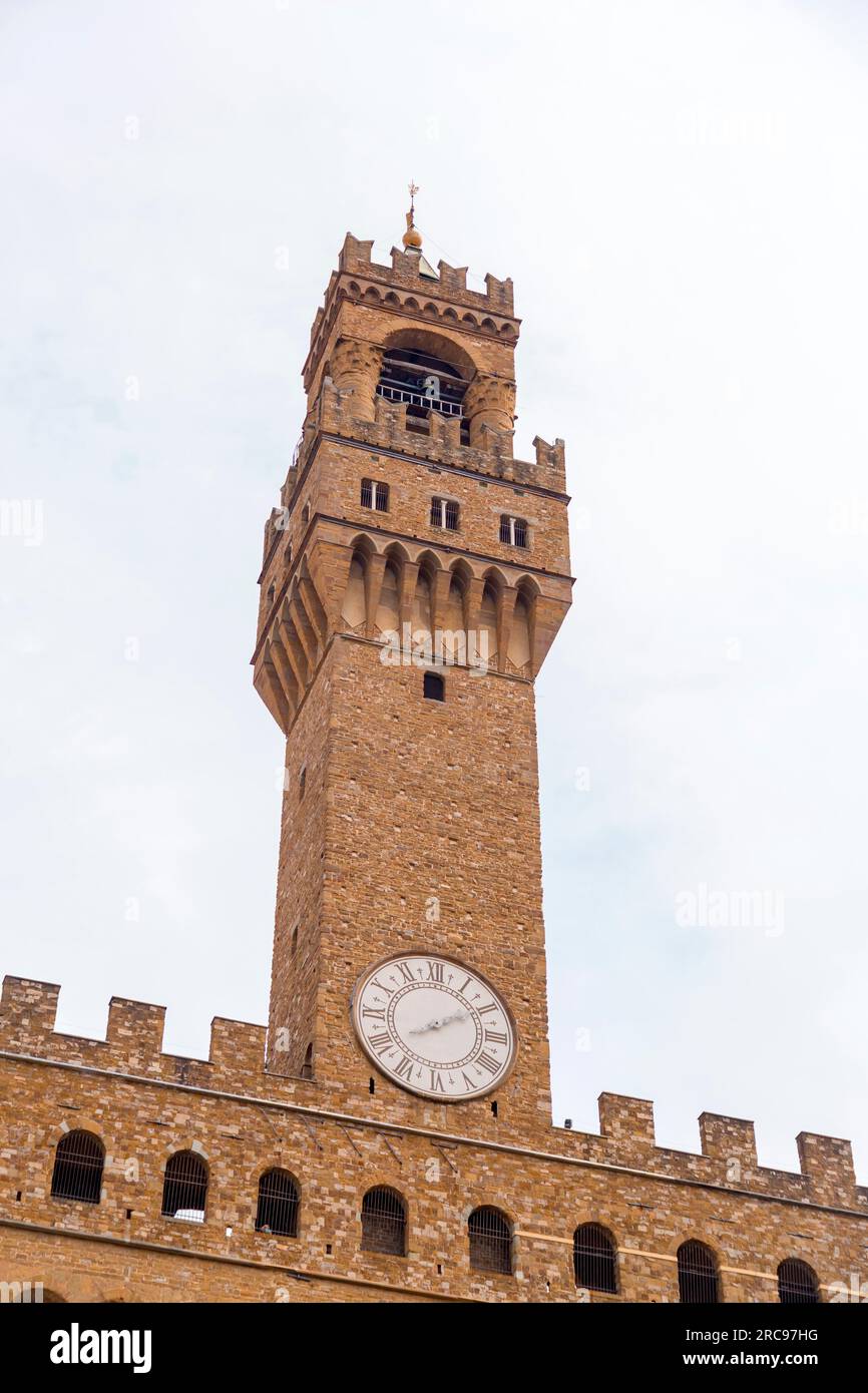 Palazzio Vecchio, the Old Palace at the Signoria Square in Florence ...