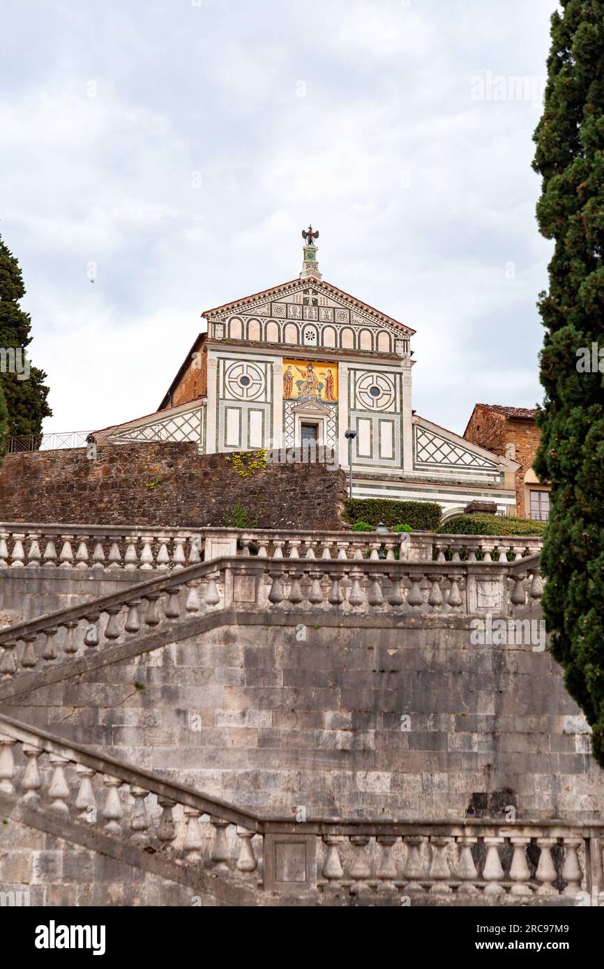 San Miniato al Monte is a basilica in Florence, overlooking the city ...