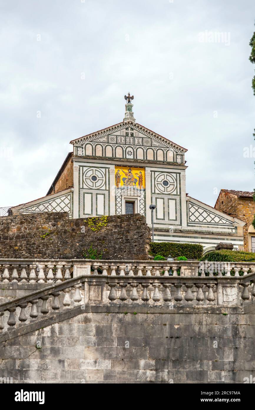 San Miniato al Monte is a basilica in Florence, overlooking the city ...