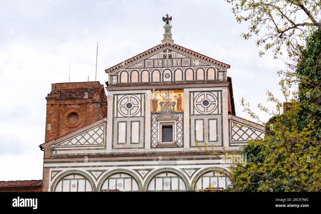 San Miniato al Monte is a basilica in Florence, overlooking the city ...