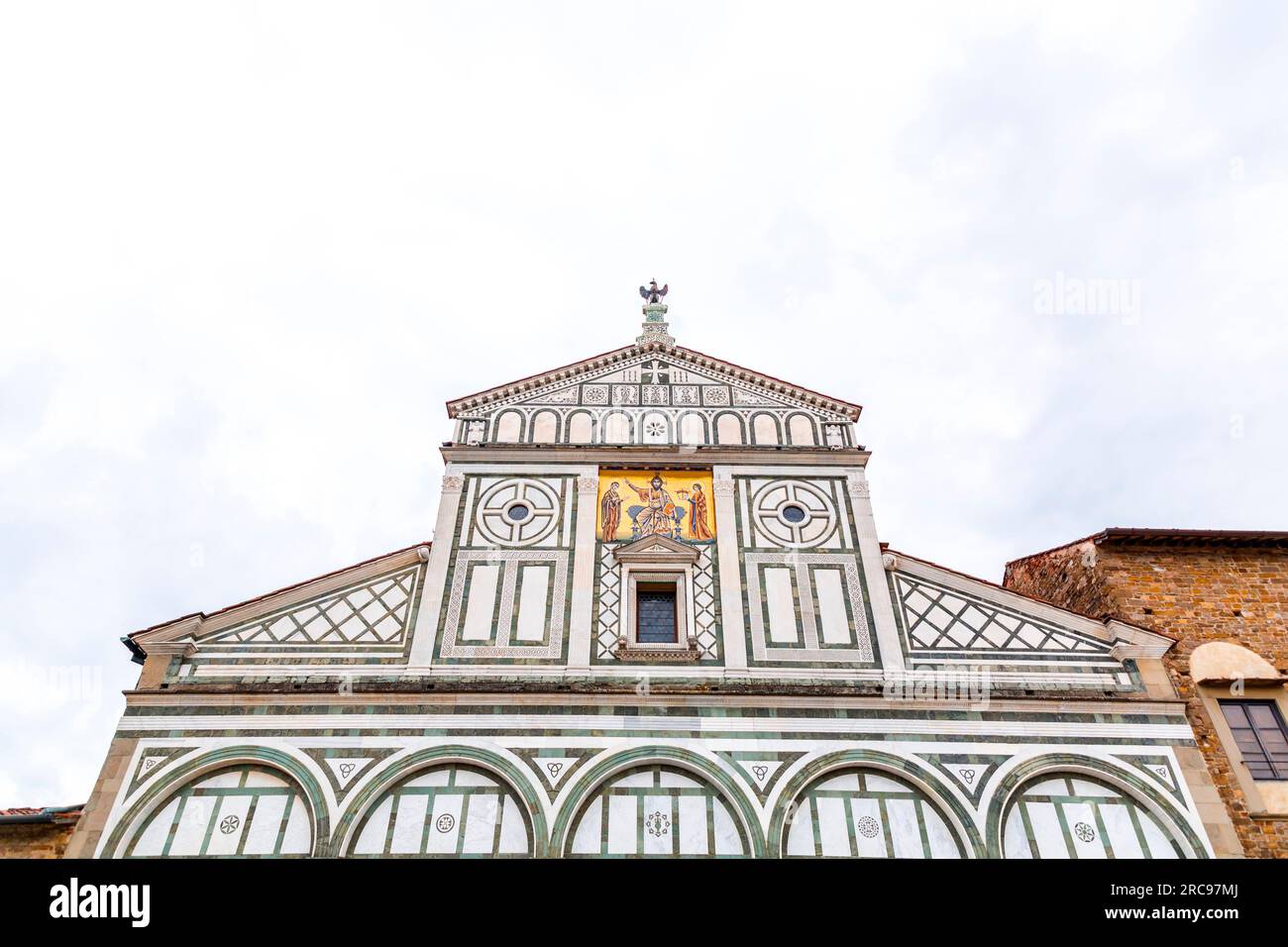 San Miniato al Monte is a basilica in Florence, overlooking the city ...