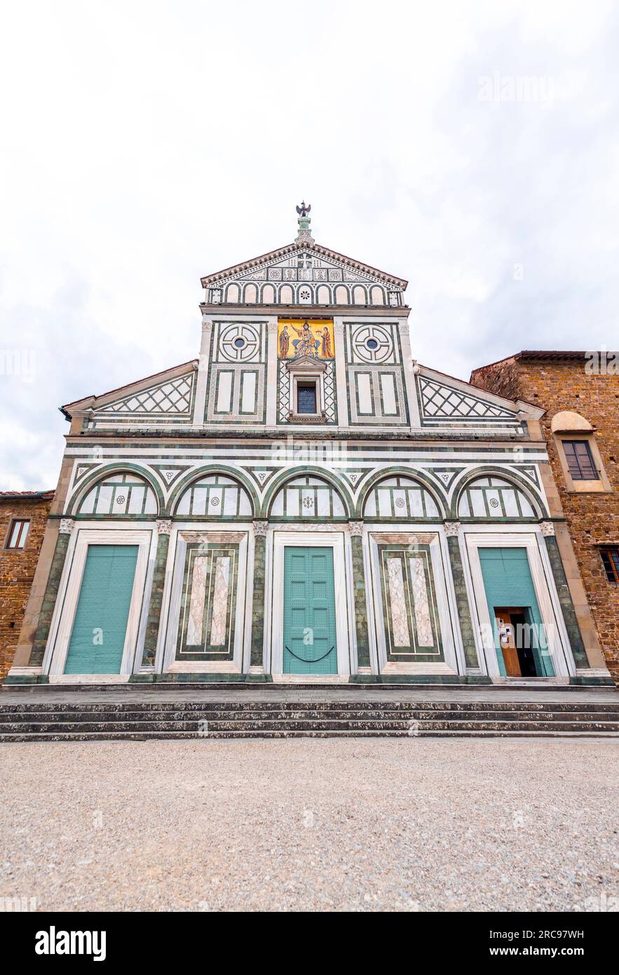 San Miniato al Monte is a basilica in Florence, overlooking the city ...