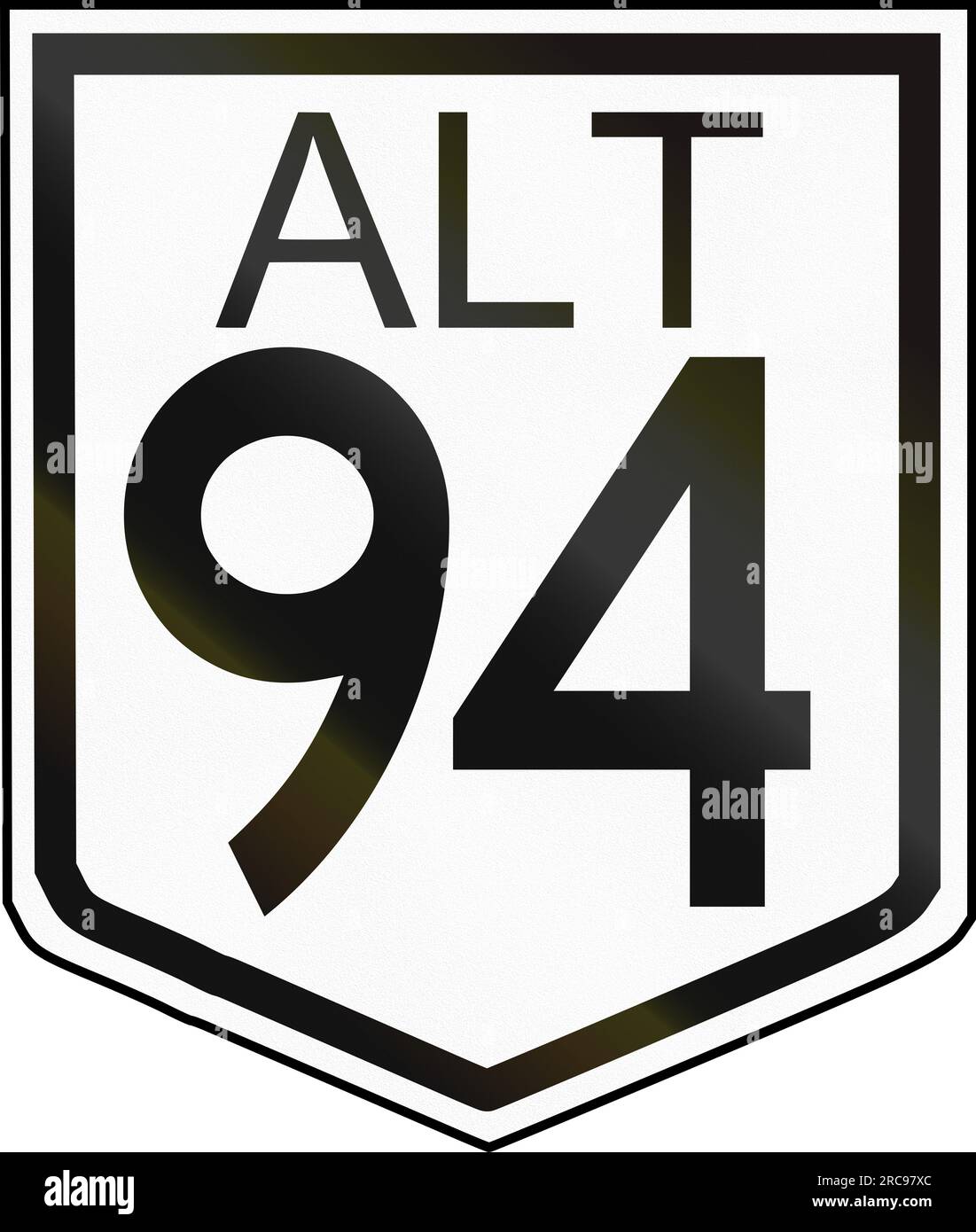 Australian Alternative National Route shield with number 94 Stock Photo ...
