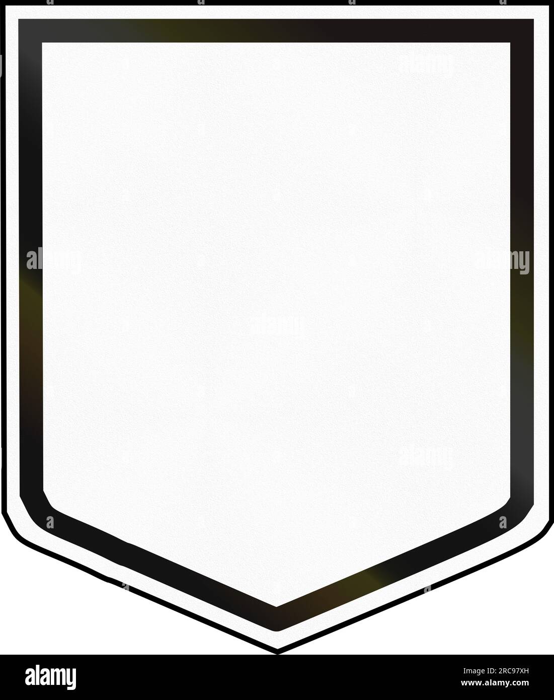 Australian National Route shield template with copy space Stock Photo ...