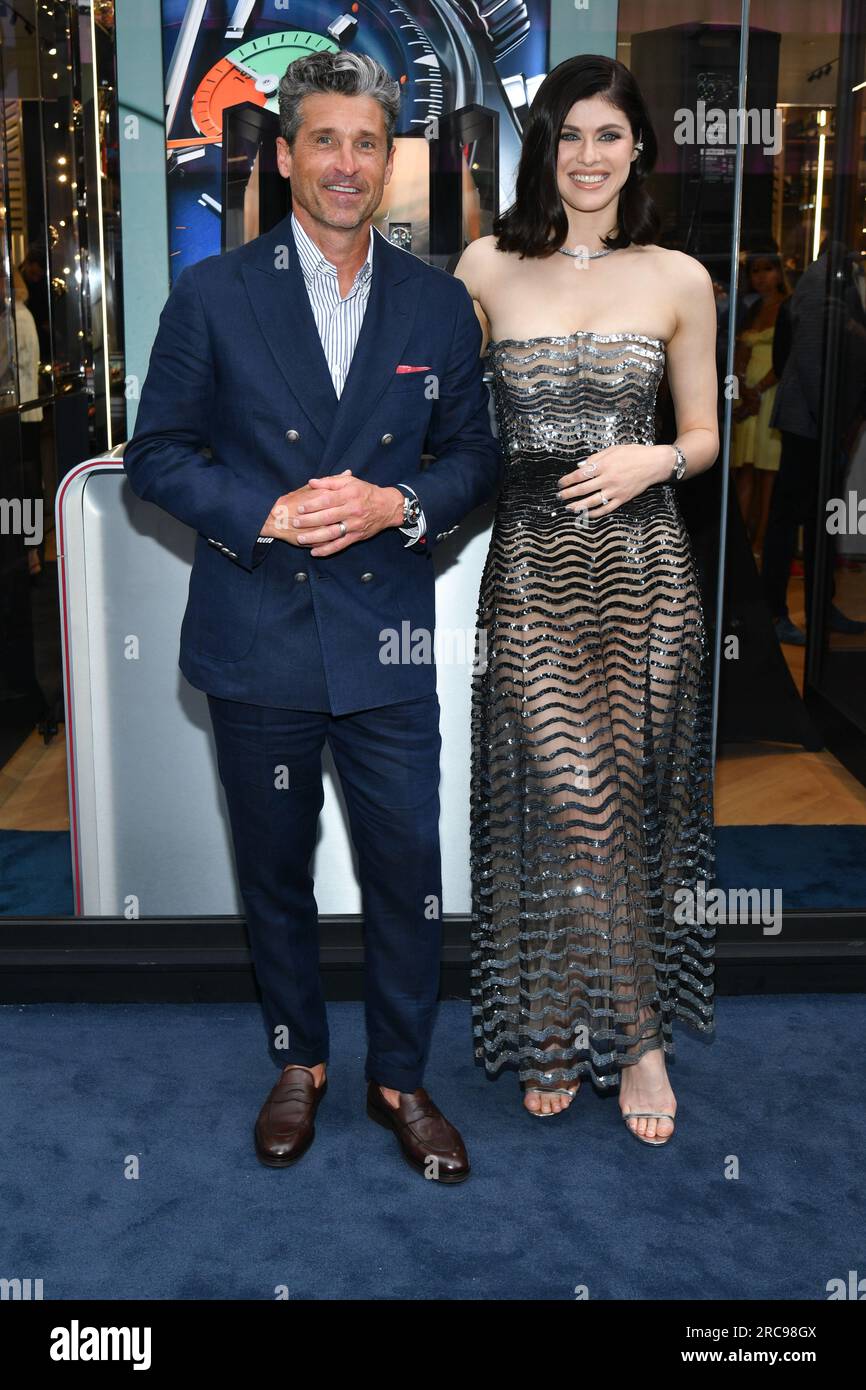 Patrick Dempsey and Alexandra Daddario Stock Photo - Alamy