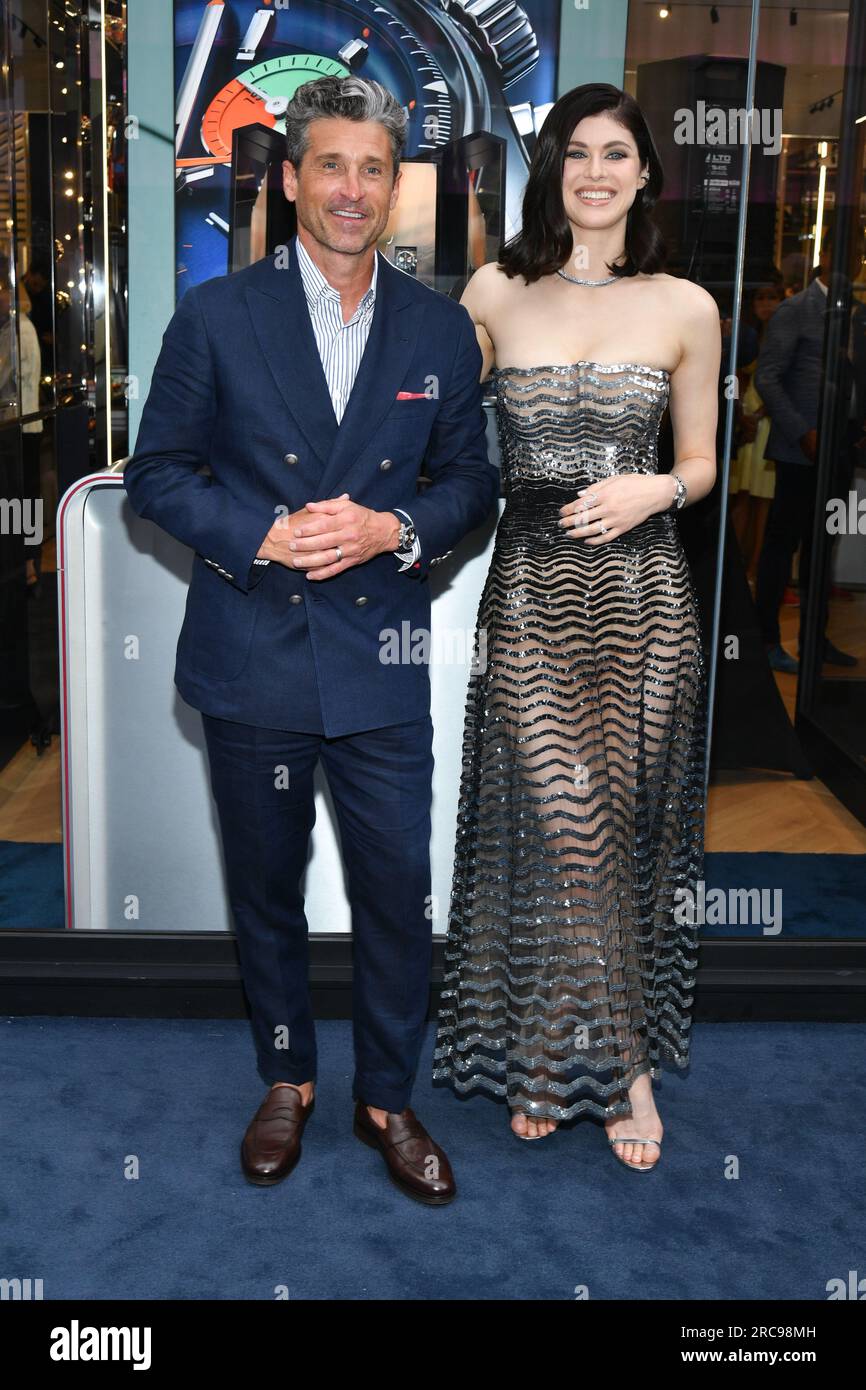 Patrick Dempsey and Alexandra Daddario Stock Photo - Alamy