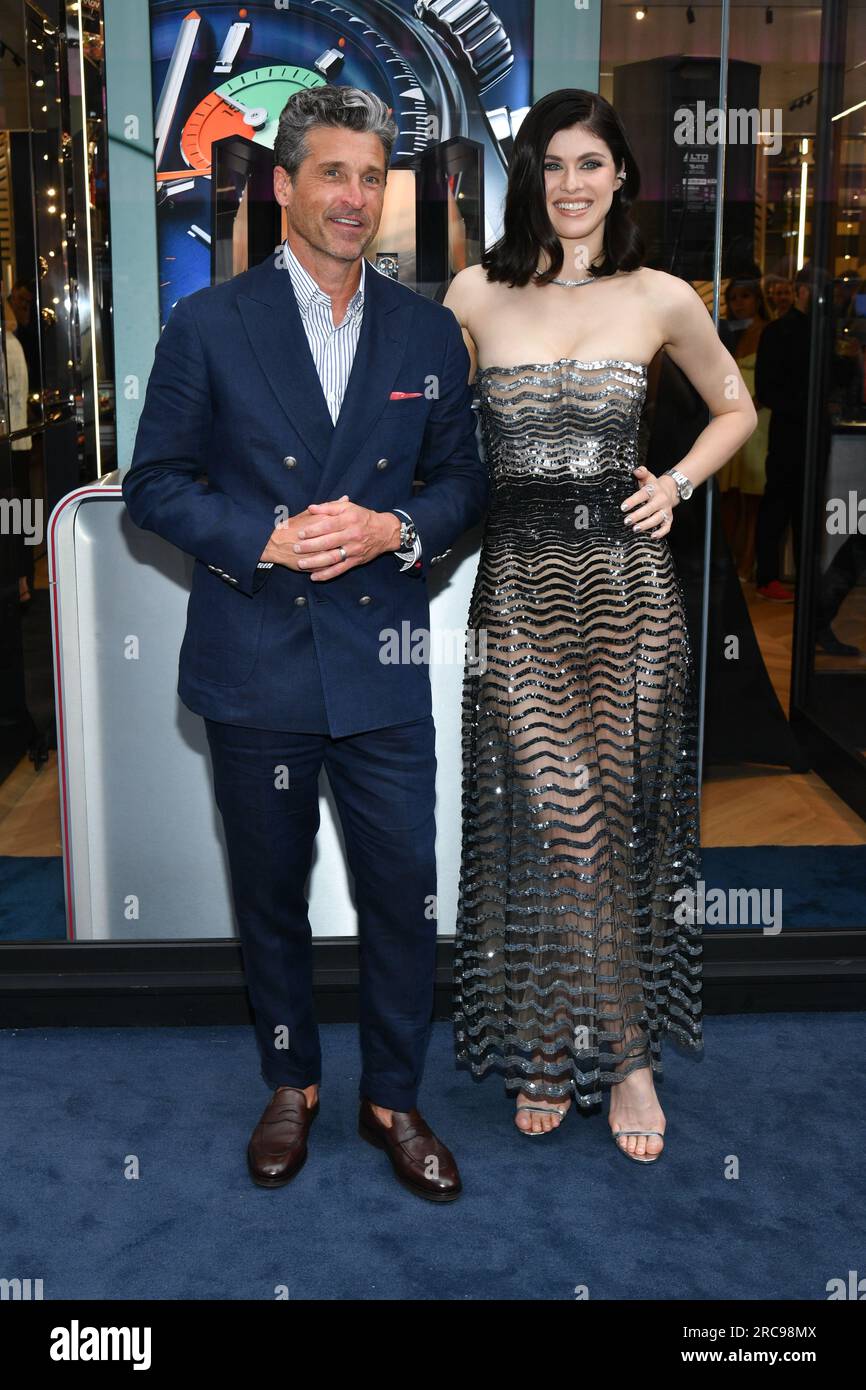 Patrick Dempsey and Alexandra Daddario Stock Photo - Alamy