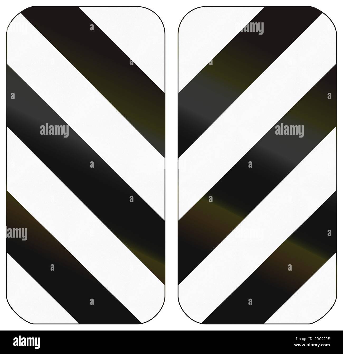 Texture to be placed on guide signs at the side of the road in ...