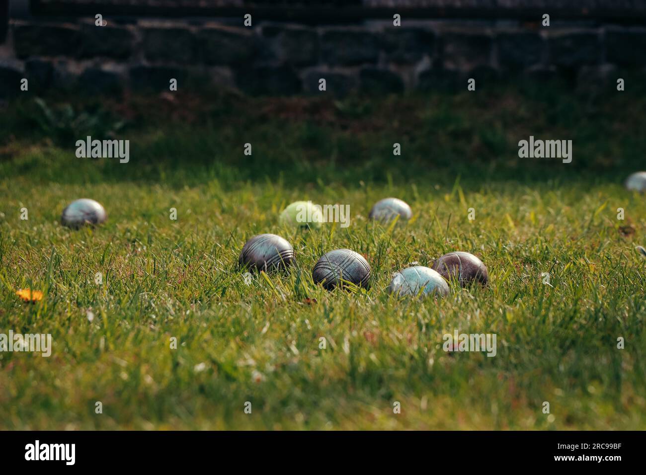 Petanque pitch hi-res stock photography and images - Alamy