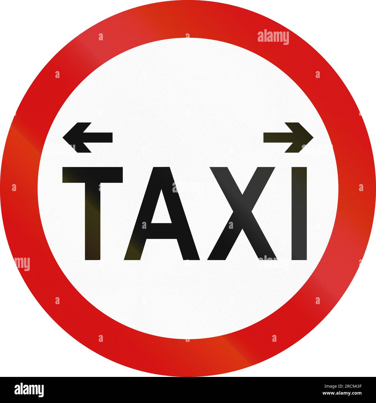 An official Taxi Rank sign in Ireland Stock Photo - Alamy