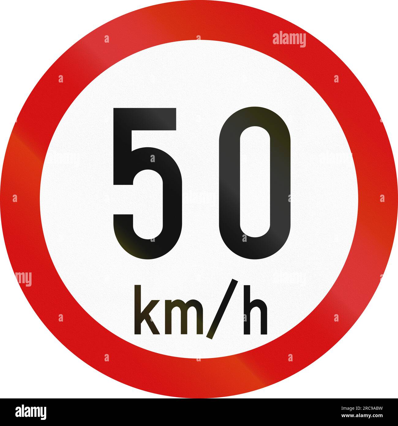 Irish road speed limit sign hi-res stock photography and images - Alamy