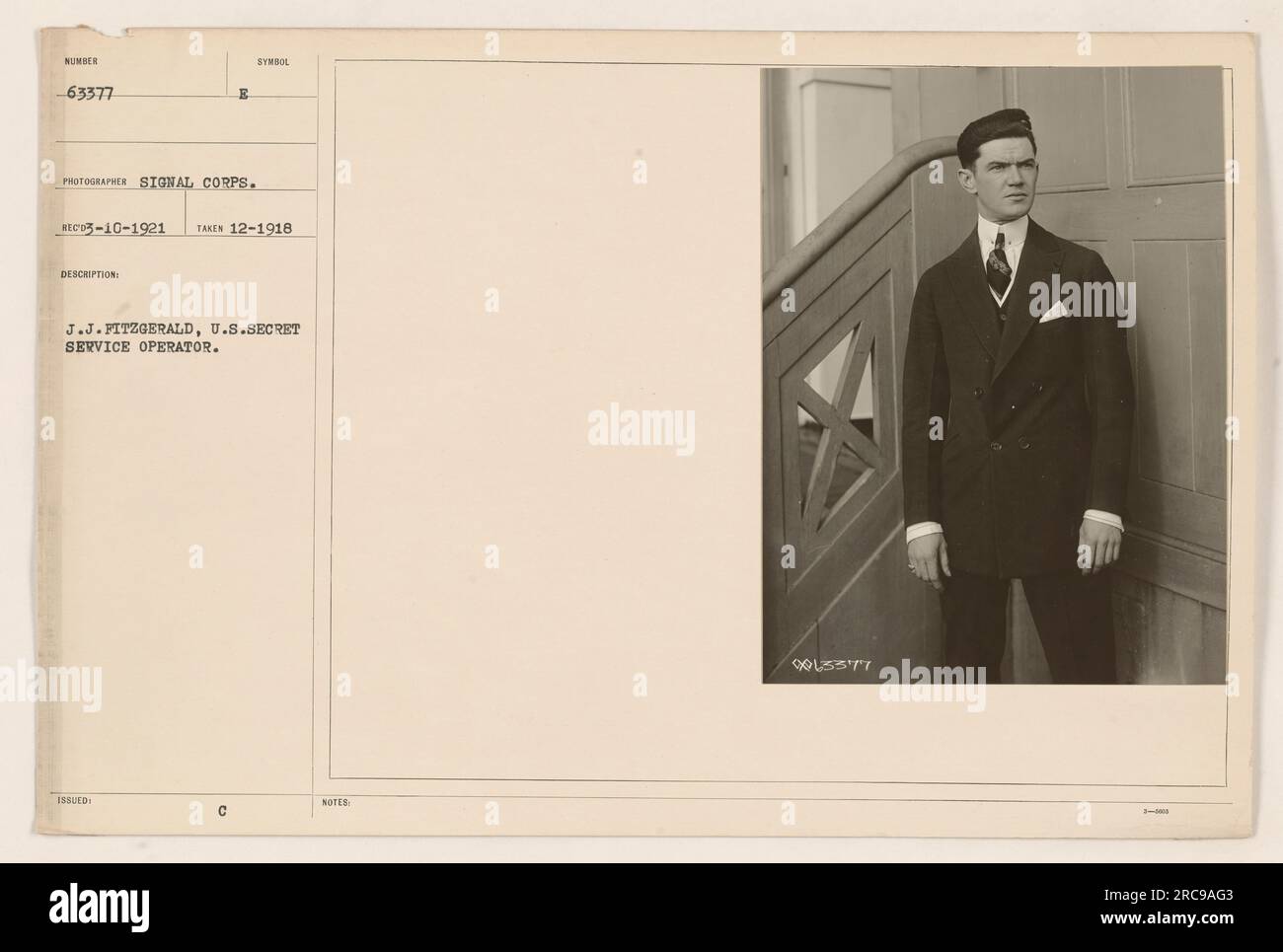 J.J. Fitzgerald, a U.S. Secret Service Operator, is pictured in this ...