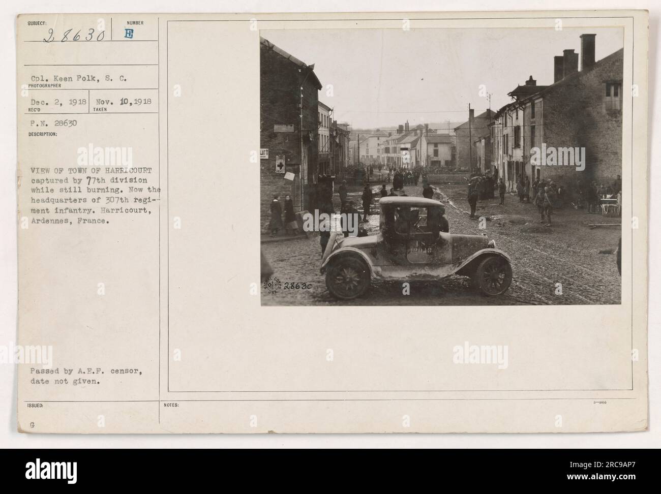 307th regiment infantry hi-res stock photography and images - Alamy