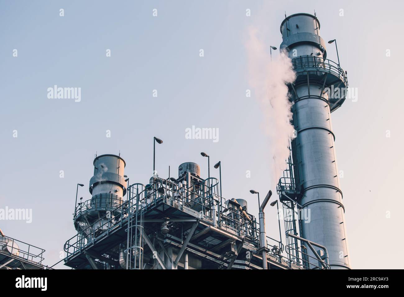 Power station clean modern factory Petroleum petrochemical industry ...