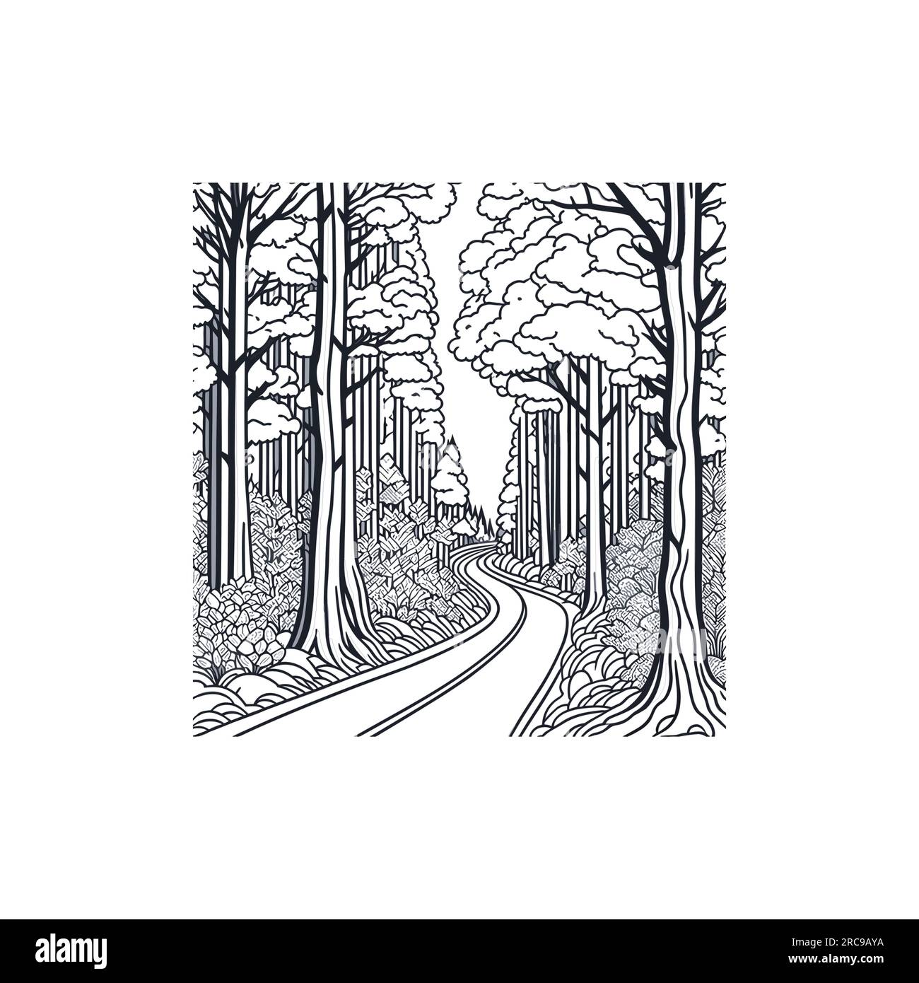 Redwood tourism Stock Vector Images - Alamy