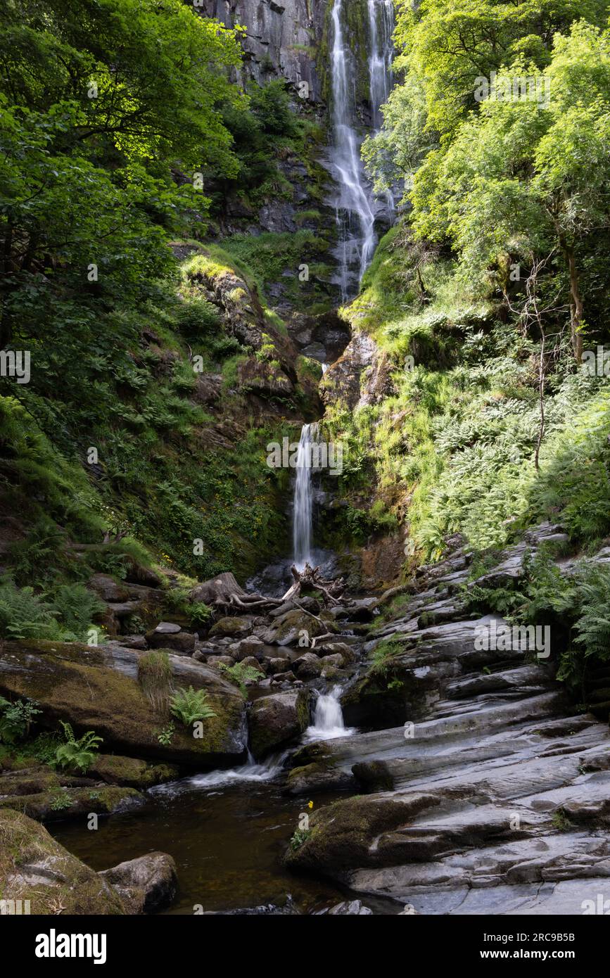 Llanrhaeadr waterfall hi-res stock photography and images - Alamy
